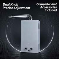 China Flue Gas Instant Water Heater 10L Compact Overheat Safe Indoor Gas Hot Water Heater for sale