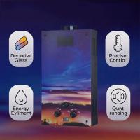 China Fast Heating Response 10 Liter Tankless Gas Water Heater Intelligent Fire Adjustment for sale