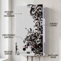China Efficient 8 Liter Vented Flue Gas Water Heater Low Pressure Quick Start Operation for sale