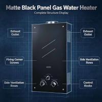 China CE Type 10 Liter On Demand Natural Gas LPG Water Heater Wall Hung Family Use for sale