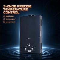 China Efficient 12 Liter Low Noise Gas Water Heater Adjust Temperature Ignition System for sale