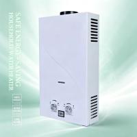 China Optimized 16 Liter Modern Flue Gas Water Heater Airtight Fire Power Ignition for sale