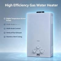 China Large Capacity Tankless Gas Water Heater 16L - 24L LCD Display For Whole House for sale