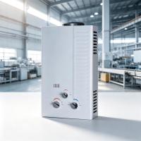 China Efficient 8 Liter Tankless Flue Gas Water Heater LPG Natural Multi-Fuel Operation for sale