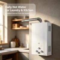 China LED Digital Display 6L 10L 12L 16L 20L Gas Water Heater Wall Mounted for sale