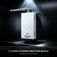 China LED Digital Display 6L 10L 12L 16L 20L Gas Water Heater Wall Mounted for sale