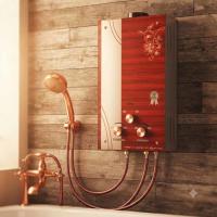 China Reliable 6 Liter Propane Inline Gas Hot Water Heater Fashion Appearance Design for sale