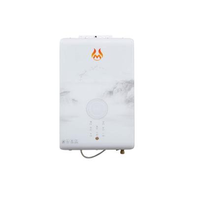 China Anti Freeze 12L Forced Exhaust Gas Water Heater Digital Adjustable Quiet Operation for sale