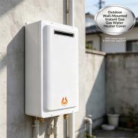 China 40KW Outdoor Instant Gas Water Heater Waterproof Stable Hot Water Supply for sale