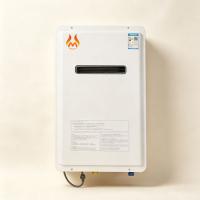 China 16L White Tankless Natural Gas Water Heater 4.7GPM Camping Gas Water Heater for sale