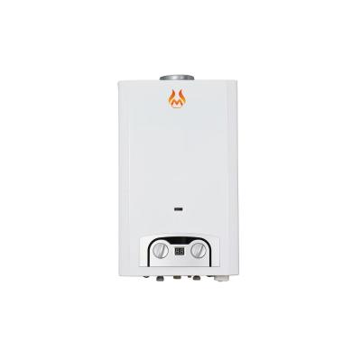China 16 Liter Instant Gas Water Heater High Efficiency Copper Heat Exchanger LCD for sale