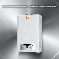 China 16 Liter Instant Gas Water Heater High Efficiency Copper Heat Exchanger LCD for sale