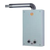 China Tempered Glass Panel 12 Liter Gas Water Heater Flue Type Elegant Home Format for sale