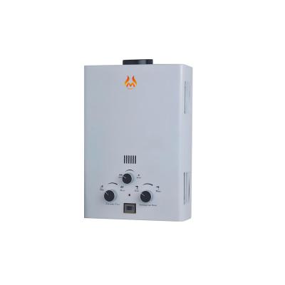 China Wind Resistant 14 Liter Propane LPG Instant Geyser Gas Water Heater Exhaust Style for sale