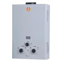 China Wind Resistant 14 Liter Propane LPG Instant Geyser Gas Water Heater Exhaust Style for sale