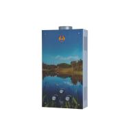 China 14 Liter Low Failure Rate Flue Gas Water Heater Low Water Pressure Rapid Start for sale