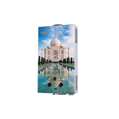 China 10 Liter Wide Temperature Range Flue Gas Water Heater LPG High Pressure Resistant for sale
