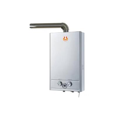 China Mechanical Control Flue Exhaust Heater 6L - 20L Energy Efficient Gas Water Heater for sale