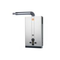 China Slim Flue Exhaust Gas Water Heater Tankless 10L LED Temperature Display For Home for sale