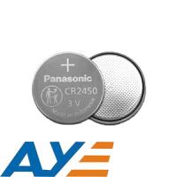 China CR2450 Button Battery Holder Poly-Carbon Monofluoride And Manganese Dioxide for sale