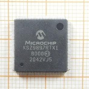 China KSZ9897RTXI IC Electronic Components -40C~85C 1Gbps 1.2mm 128-TQFP for sale