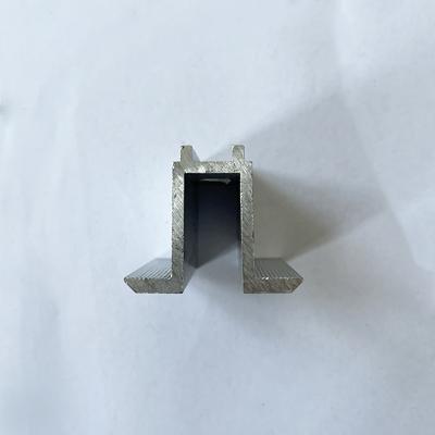 China Anodized AL6005-T5 Aluminum Solar Mid Clamp 3.0-5.0mm Thickness for PV Panel Mounting with 10-Year Warranty for sale