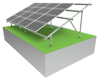China Aluminum Solar Panel Support Frame with 60m/s Wind Speed & 1.5kN/m² Snow Load Capacity - Customizable Length for sale