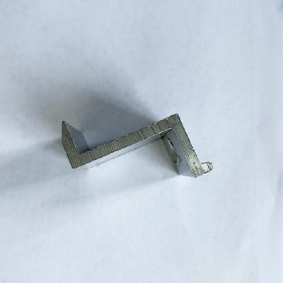 China Weather Proof Solar End Clamp with 1.5KN/m² Snow Load & 5-Year Warranty for Solar Panel Mounting Systems for sale