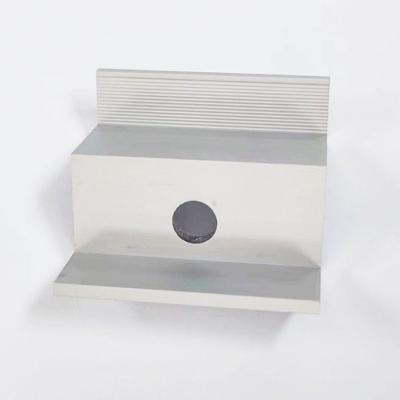 China Custom Aluminum Alloy Solar Panel End Clamps - 500°F Temperature Resistance, 5-Year Warranty for sale