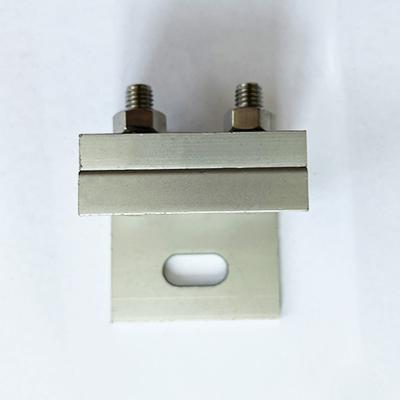 China Aluminum Alloy Solar Panel Mounting Clamps 60M/s Wind Load ISO 9001 for sale