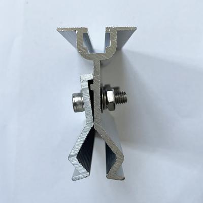 China BoYue Solar Panel Clamps Stainless Steel 60M/s Wind Load for Metal Roof Mounting for sale