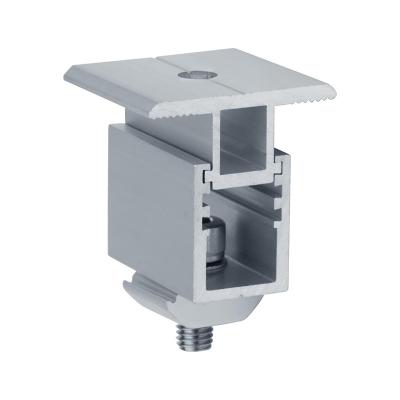 China Custom Solar Panel Metal Roof Clamps 40-80mm Length with 60M/s Wind Load and ISO9001 Certification for sale