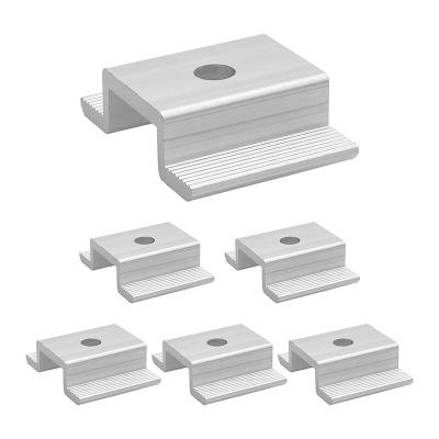 China 60mm Solar Panel Mid-Clamp Connector - Hot-Dip Galvanized, 60 M/s Wind Load, 10-25 Year Warranty for sale
