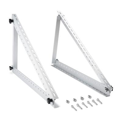 China Aluminum Solar Panel Tilt Mount with 400 lbs Capacity and 30° Adjustable Angle for Flat Roof and Ground Installation for sale