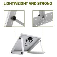 China BoYue Solar Panel Tilt Mount - 150 Mph Wind Rating, 5-Year Warranty, Customizable Aluminum Mounting System for sale