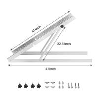 China Adjustable Solar Panel Mounting Bracket with 400 lbs Capacity and 150 mph Wind Rating - Custom Sizes Available for sale