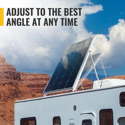 China 2-Panel Solar Panel Tilt Mount with 400 Lbs Capacity and 30° Adjustable Angle for 4'x8' Panels for sale
