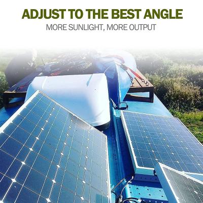 China Aluminum Solar Panel Tilt Mount Bracket 400Lbs Capacity 30° Angle Adjustable for 4x8 Panels for sale