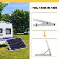 China 4'x8' Adjustable Solar Panel Tilt Mount - Aluminum Frame, 400 lbs Capacity, 150 mph Wind Rating for sale