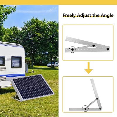 China 4'x8' Adjustable Solar Panel Tilt Mount - Aluminum Frame, 400 lbs Capacity, 150 mph Wind Rating for sale