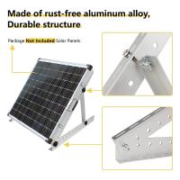 China 400Lbs Capacity Adjustable Solar Panel Tilt Mount Brackets 30 Degree Angle Custom Size for sale