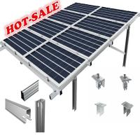 China Uncoated Solar Panel Ground Mounting Frames - Al6005-T5 & SUS304 Material, 60m/s Wind Rating, 20-Year Durability for sale