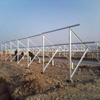 China Al6005-T5 Solar Panel Mounting Frame with 60m/s Wind Rating - Ground Screw or Concrete Foundation for sale