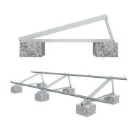 China ISO9001 Aluminum Solar Panel Mounting Brackets - 1.5kN/m² Snow Load, 60m/s Wind Resistance, Ground Screw or Concrete Foundation for sale