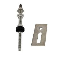 China Weather Proof Solar Hanger Bolt with 150kg Load Capacity and 60m/s Wind Rating for Panel Mounting for sale