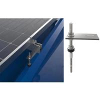 China ISO9001 Solar Roof Hook - 150kg Load Capacity, 60m/s Wind Rating Stainless Steel Mounting System for sale