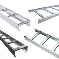 China Fire-Resistant Silver Galvanized Cable Tray 1-12m Length with 50-100kg/m² Load Capacity for Electrical Wiring for sale