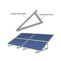 China Ground Solar Panel Mounting System with 216km/h Wind Load Capacity and Adjustable Tilt Angle for Large-Scale PV Plants for sale