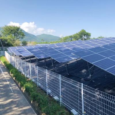 China Adjustable Aluminum Ground Solar Mounting System with 216 km/h Wind Load and 200 cm Snow Capacity for sale