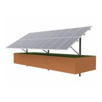 China Ground Solar Panel Mounting System with 216 km/h Wind Load and 0-60° Tilt Angle for Large Scale Power Plants for sale